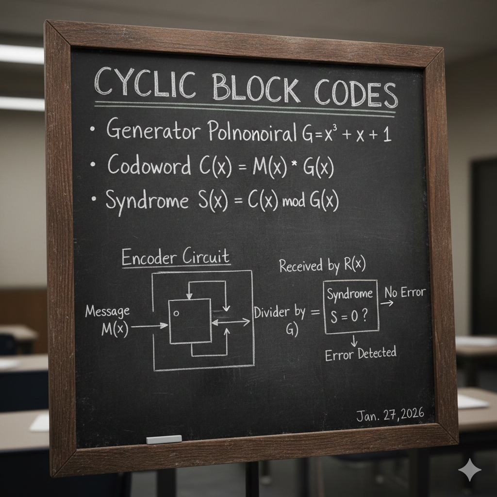 Cyclic Block Codes - Computer Science, Embedded Electronics and Software